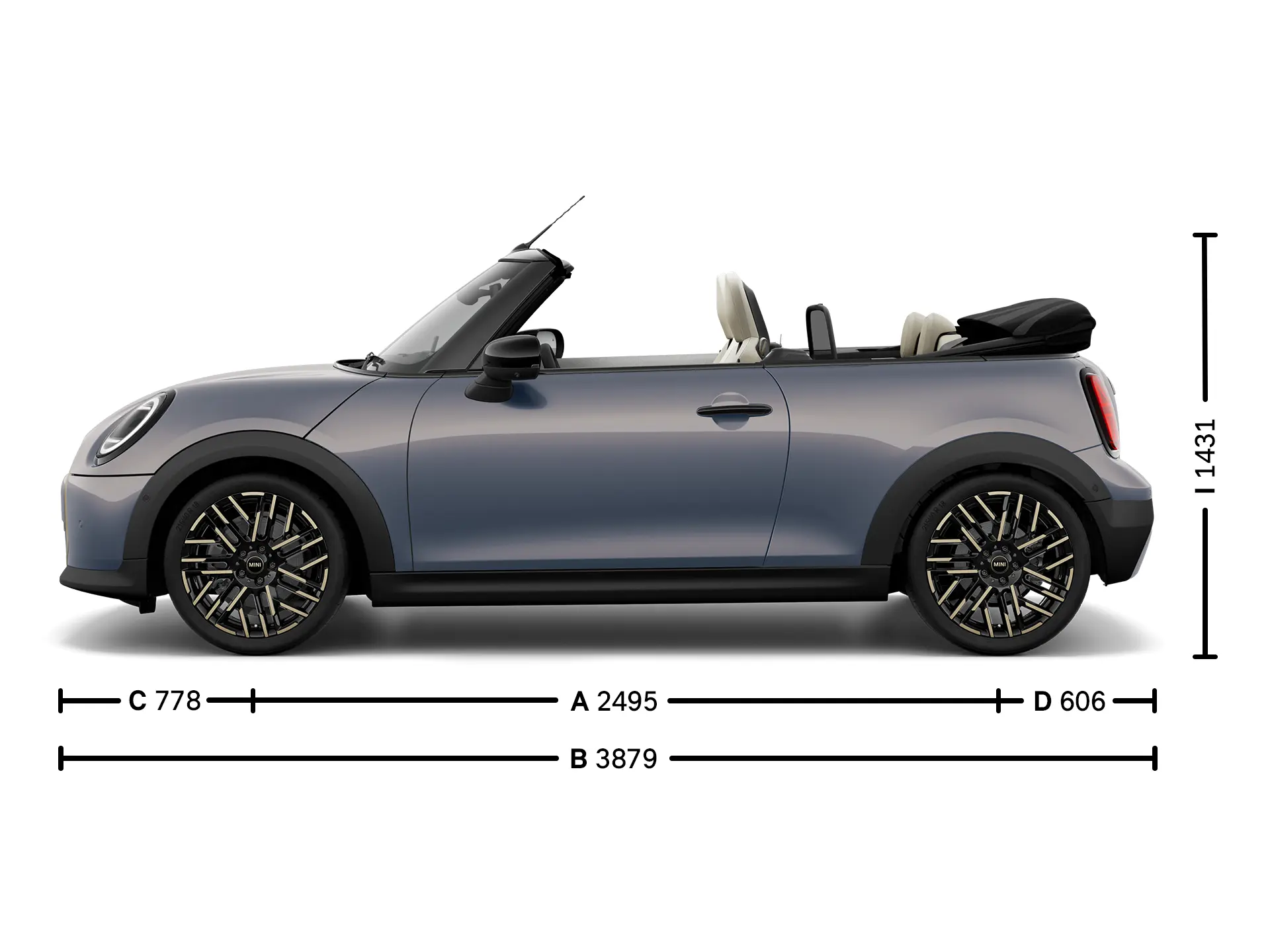 MINI Cooper kabrioletas – Eksterjeras